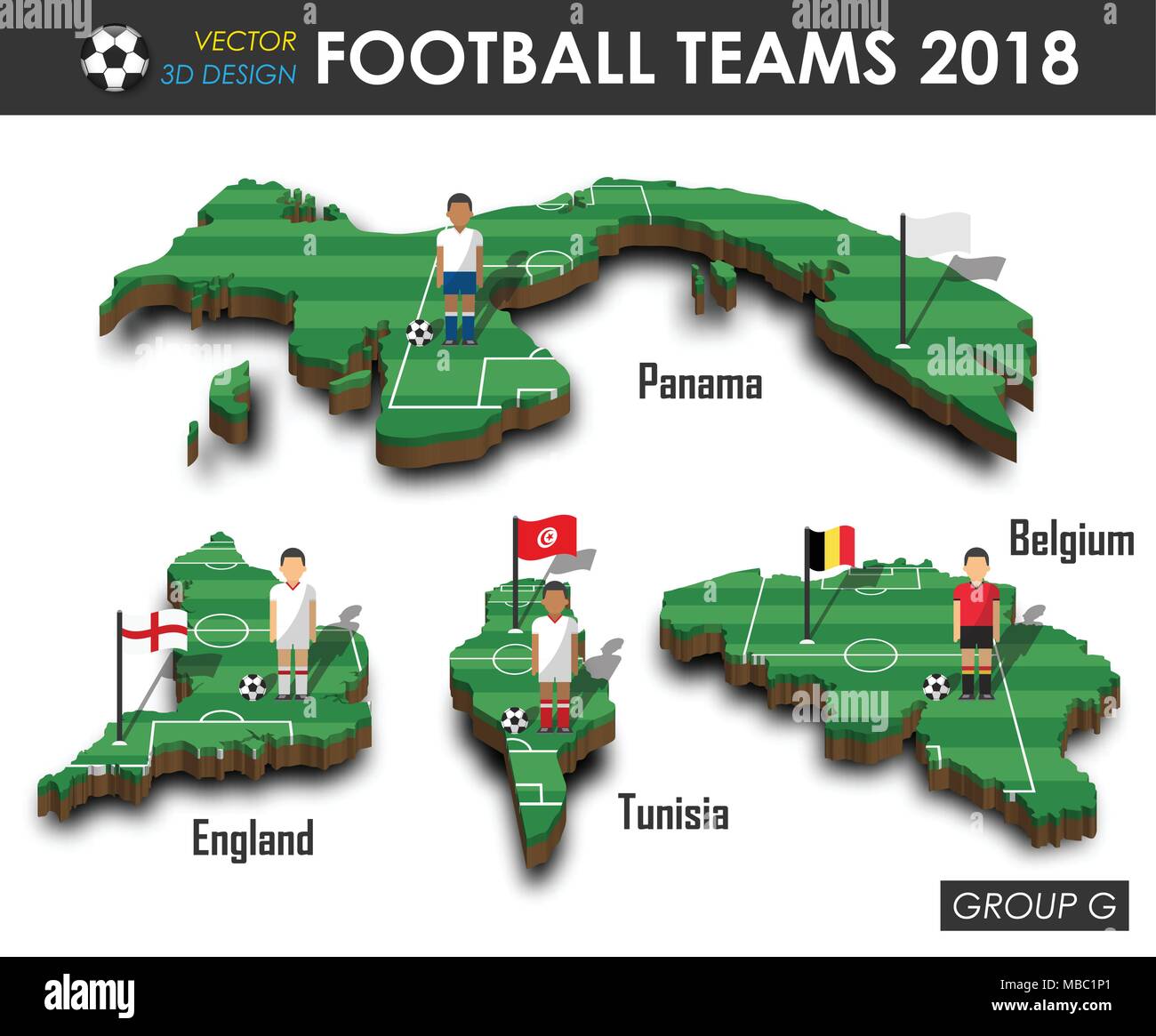 World cup russia map infographic hi-res stock photography and images ...
