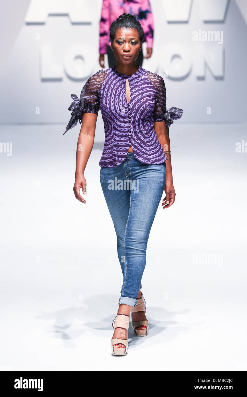 London, UK, August 2014, designer Ade Bakare showcased his new ...