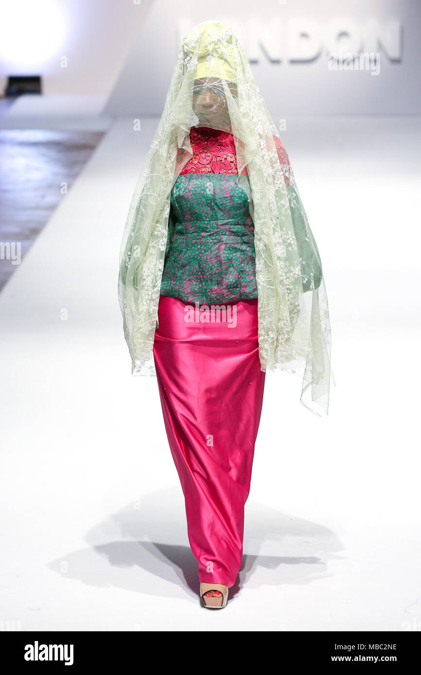 London, UK, August 2014, designer Ade Bakare showcased his new ...