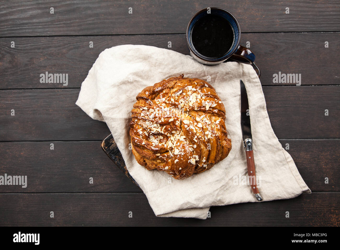 Sweet maple syrup bread Stock Photo - Alamy