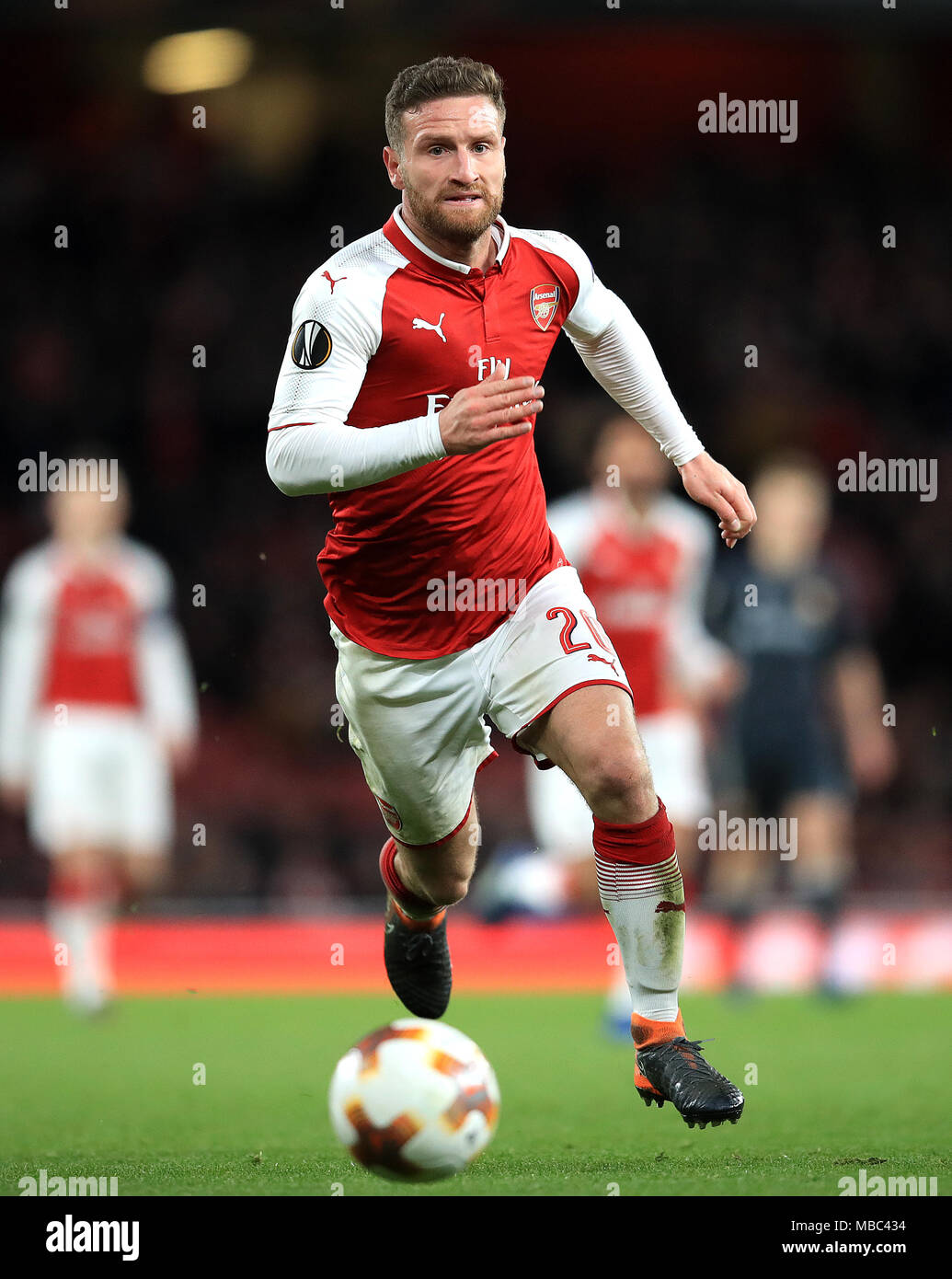 Shkodran mustafi arsenal hi-res stock photography and images - Alamy