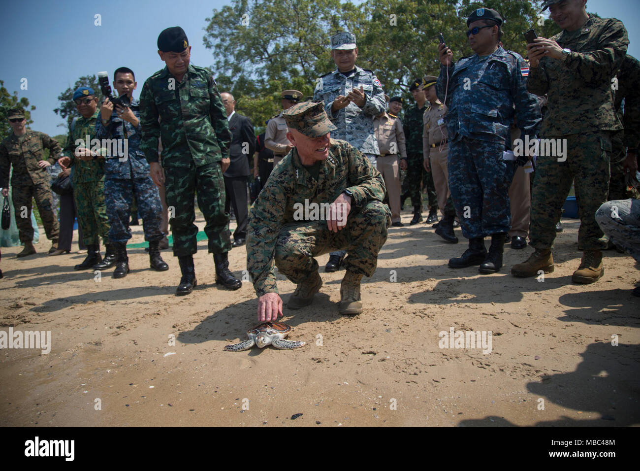 U.S. Marine Corps Lt. Gen. Lawrence D. Nicholson, commanding general ...