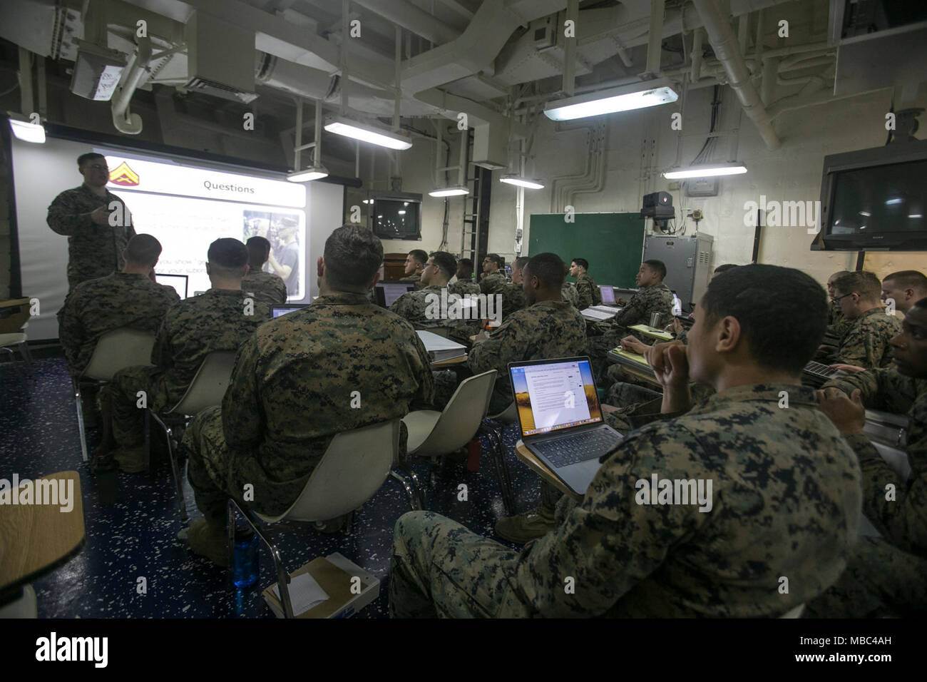 U.S. Marine Corps Sgt. Christopher J. Chandler, a squad leader with ...