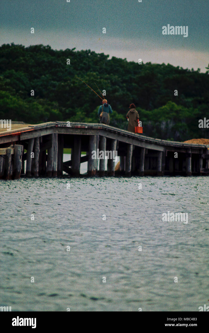 Edgartown, MA 1969/07/23 The bridge at Chappaquiddick. the site of Ted ...