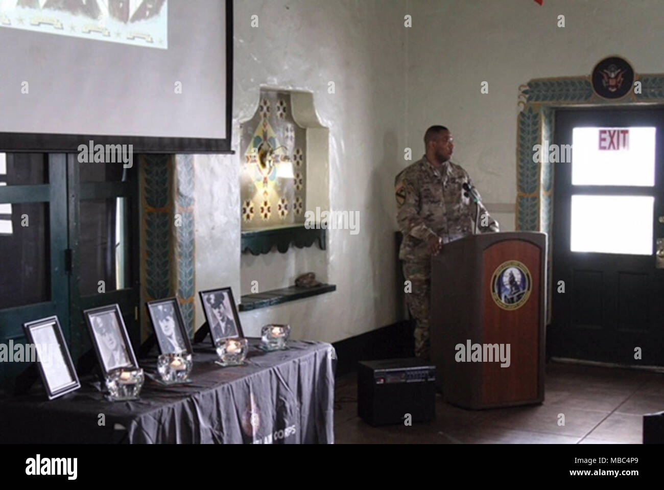 Chaplain (Lt. Col.) Khallid Shabazz, the 7th Infantry Division chaplain ...
