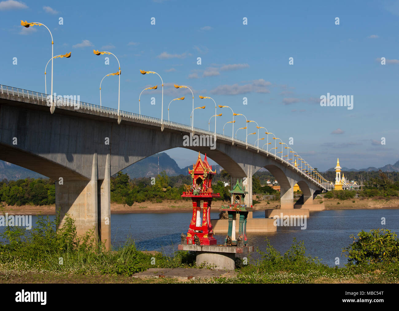 Friendship bridge laos hi-res stock photography and images - Alamy