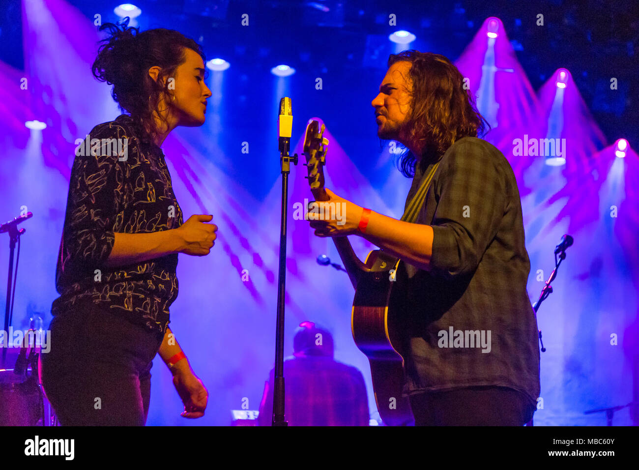 Switzerland, Italian musician duo Me and Marie with Maria de Val and ...