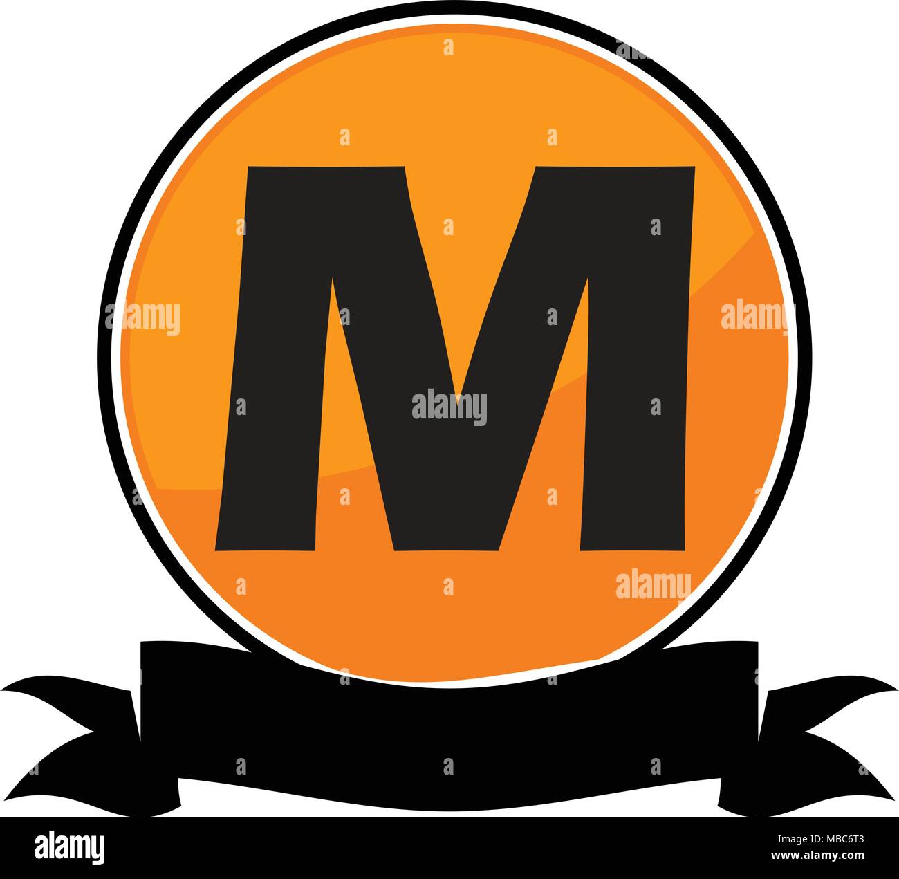 Modern Logo Solution Letter M Stock Vector Image & Art - Alamy