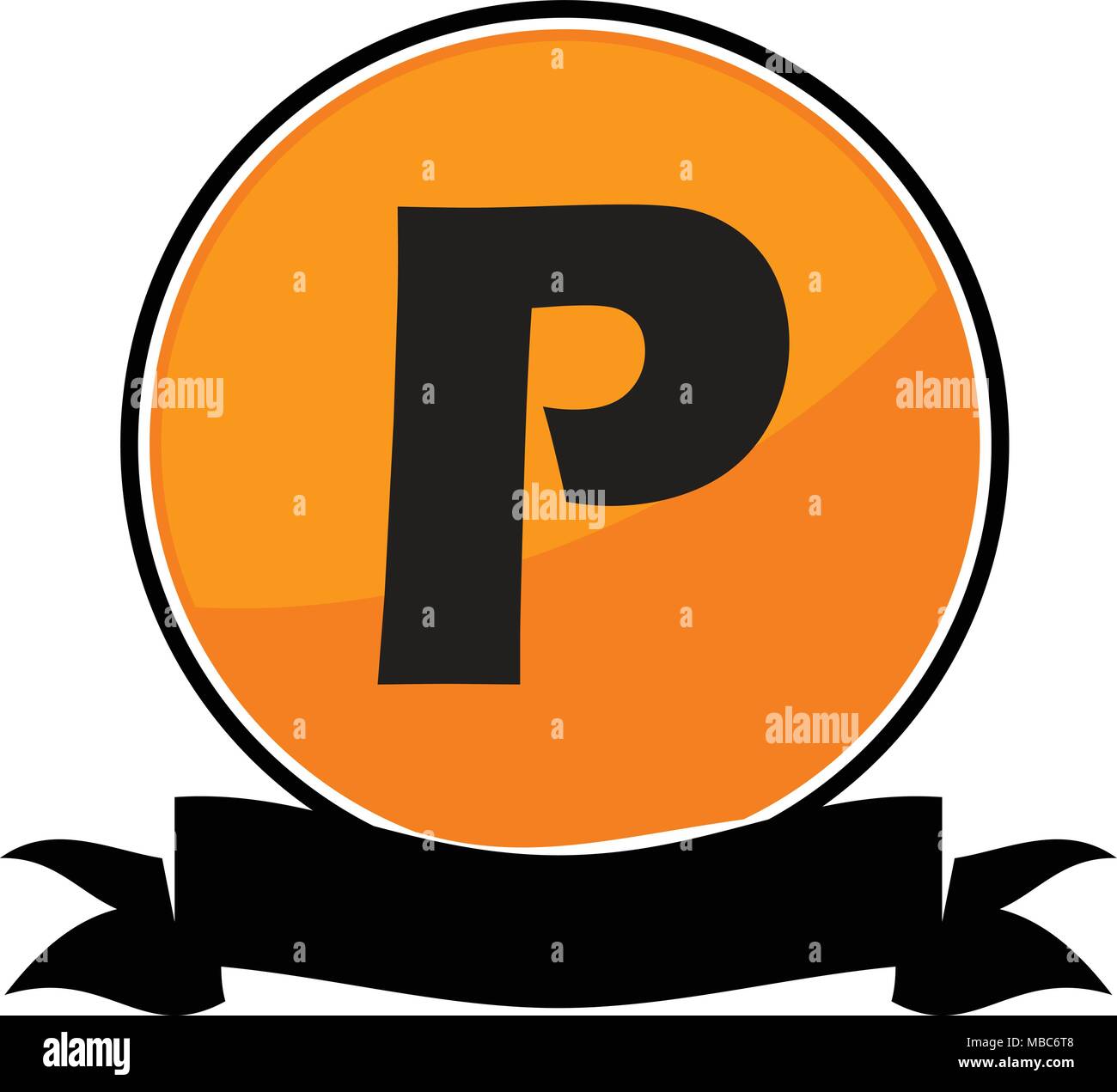 Modern Logo Solution Letter P Stock Vector Image & Art - Alamy