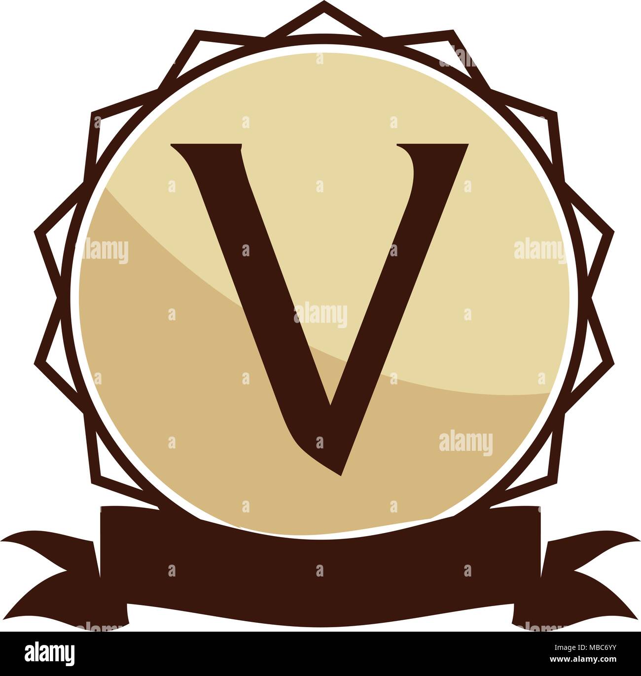 Modern Logo Solution Letter V Stock Vector Image & Art - Alamy