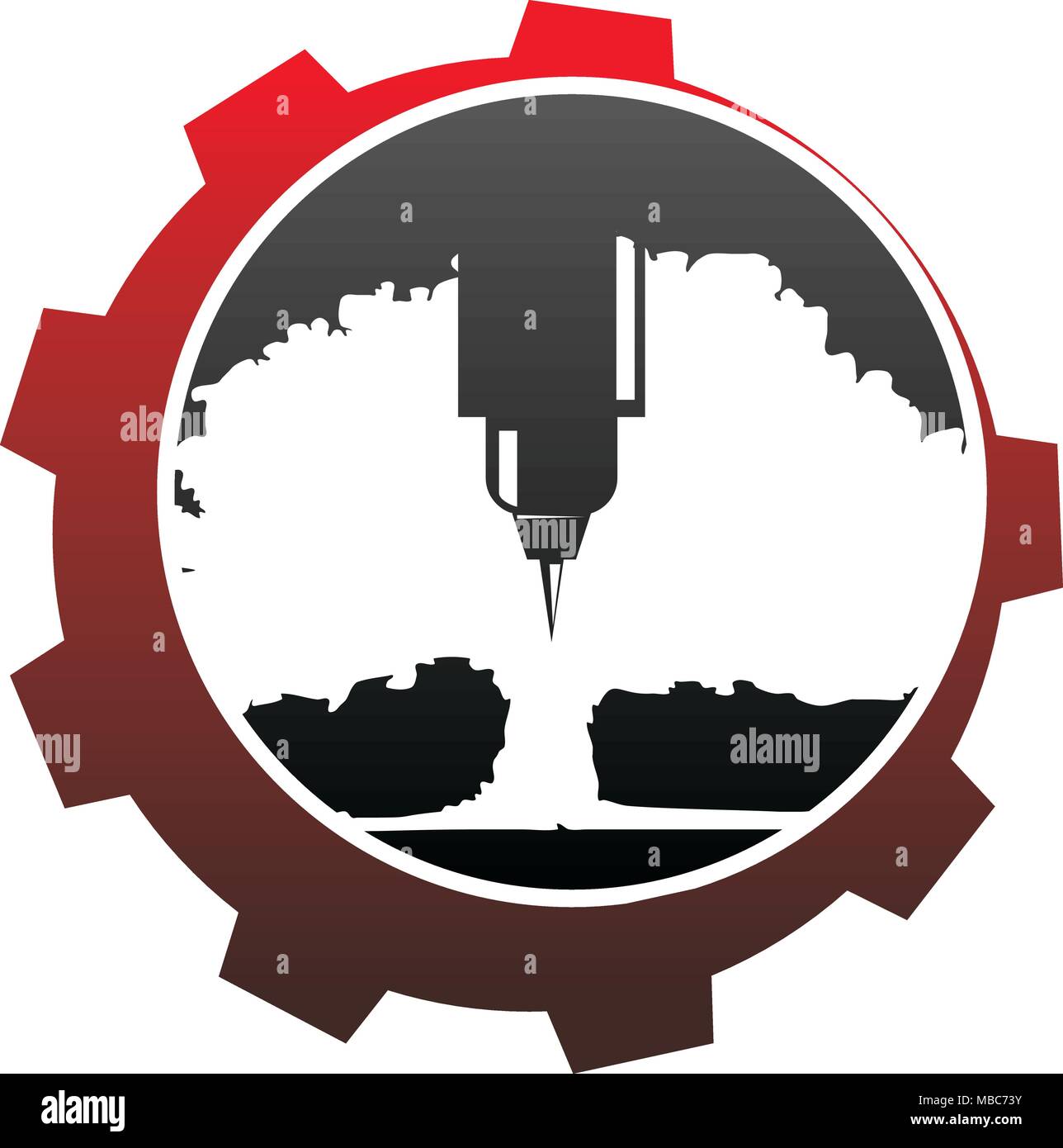 Tree Gear CNC Service Stock Vector Image & Art - Alamy