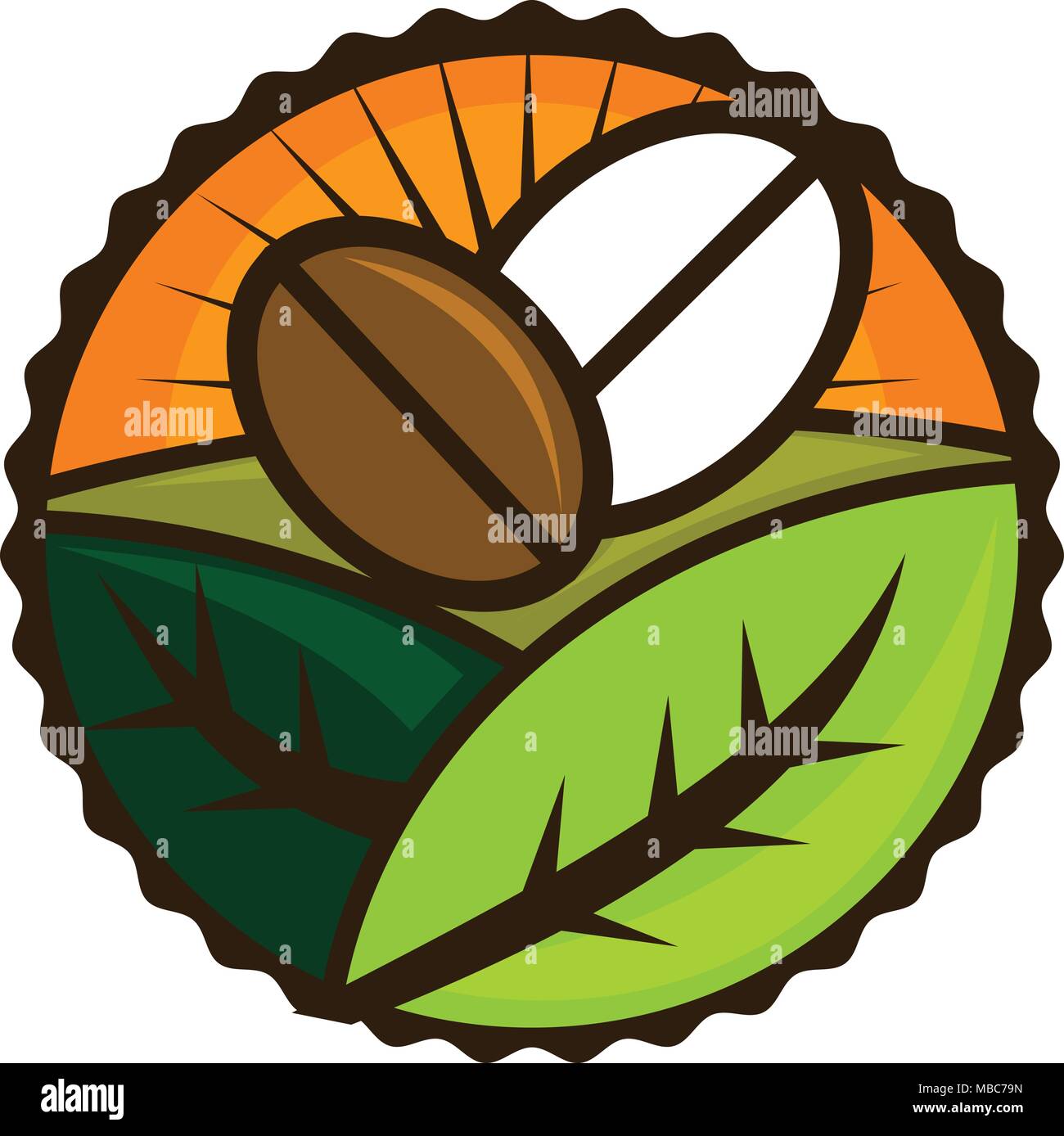 Coffee Seed Garden Stock Vector Image & Art - Alamy