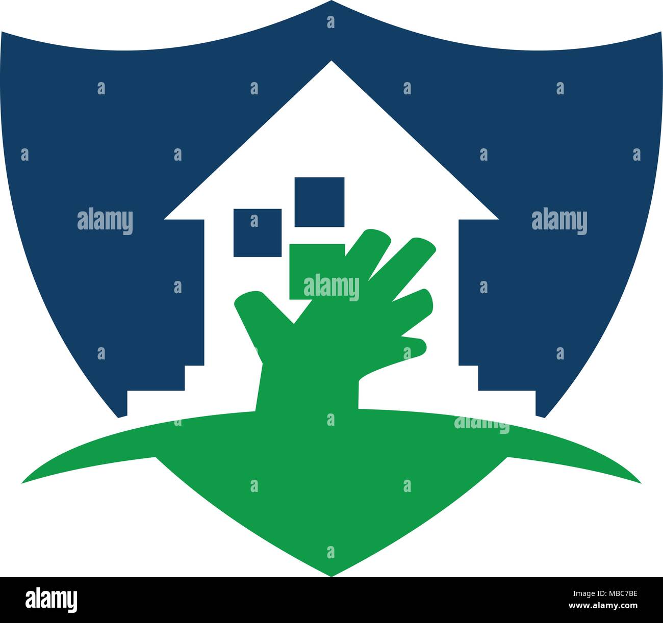 Home Shield Logo Design Template Vector Stock Vector Image & Art - Alamy
