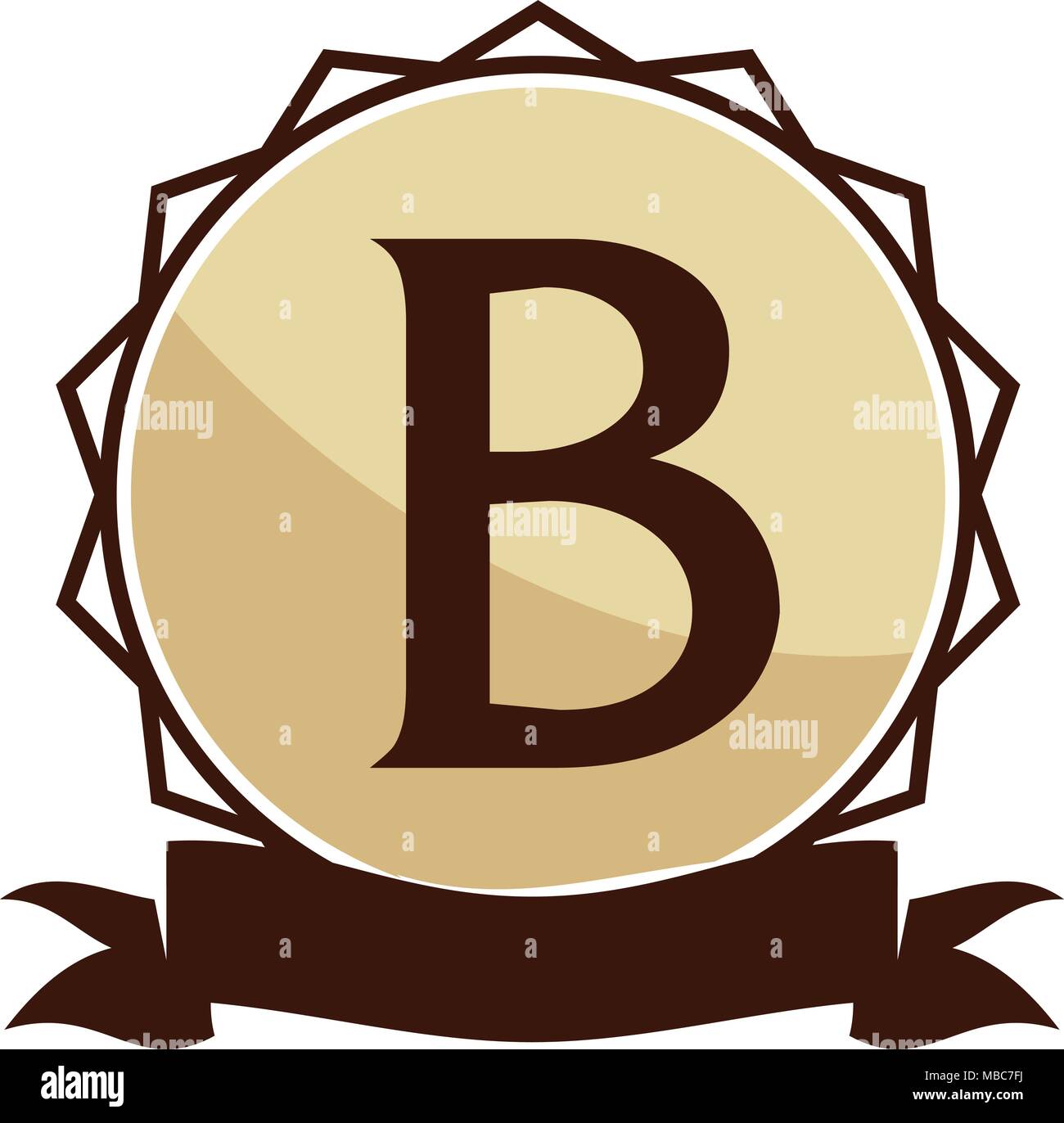 Modern Logo Solution Letter B Stock Vector Image & Art - Alamy