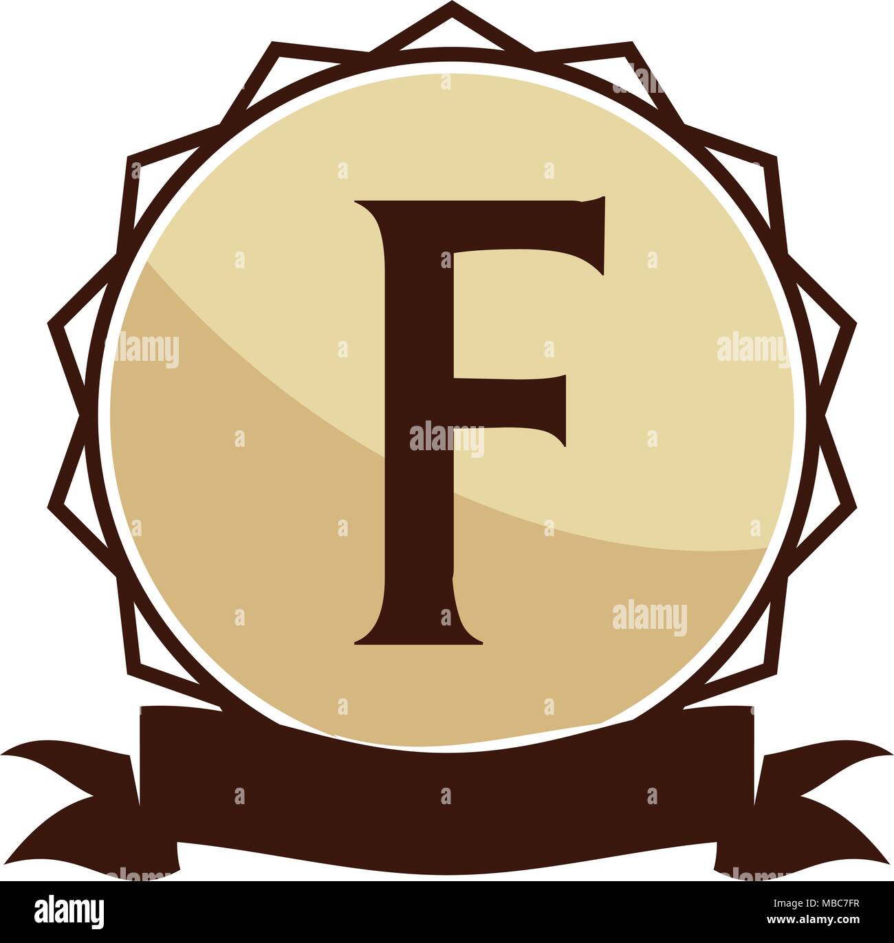 Modern Logo Solution Letter F Stock Vector Image & Art - Alamy