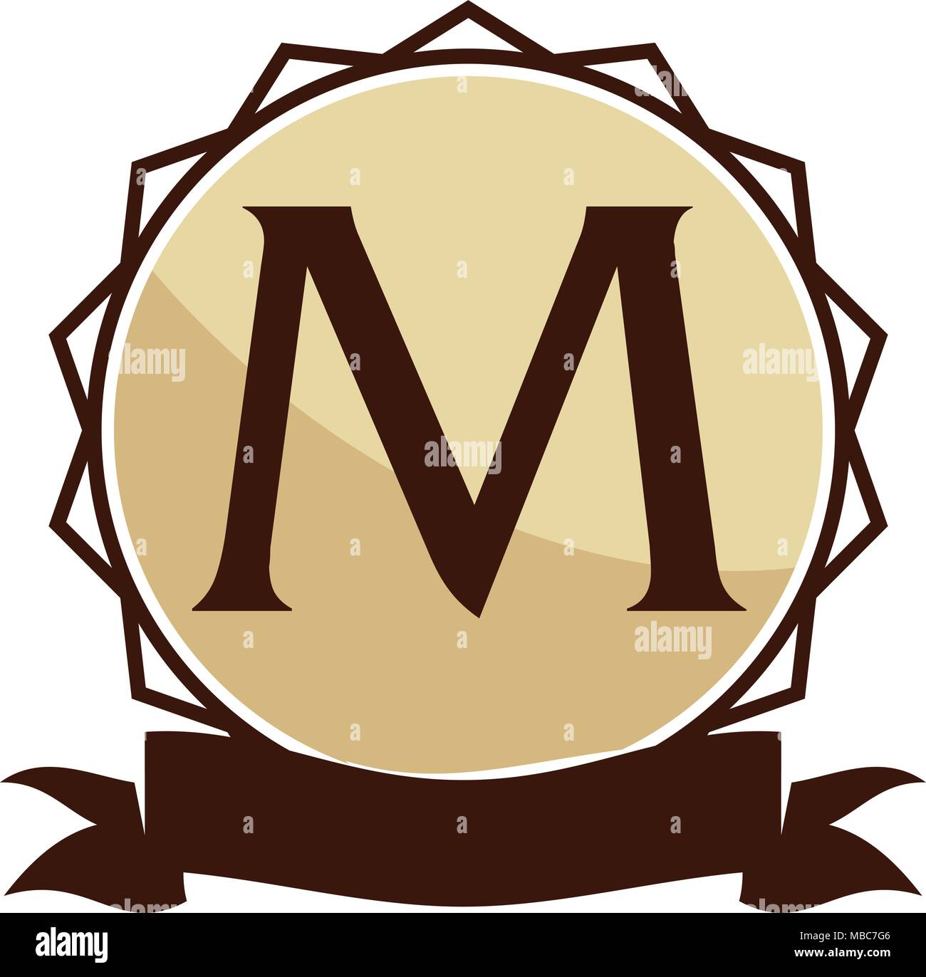 Modern Logo Solution Letter M Stock Vector Image & Art - Alamy