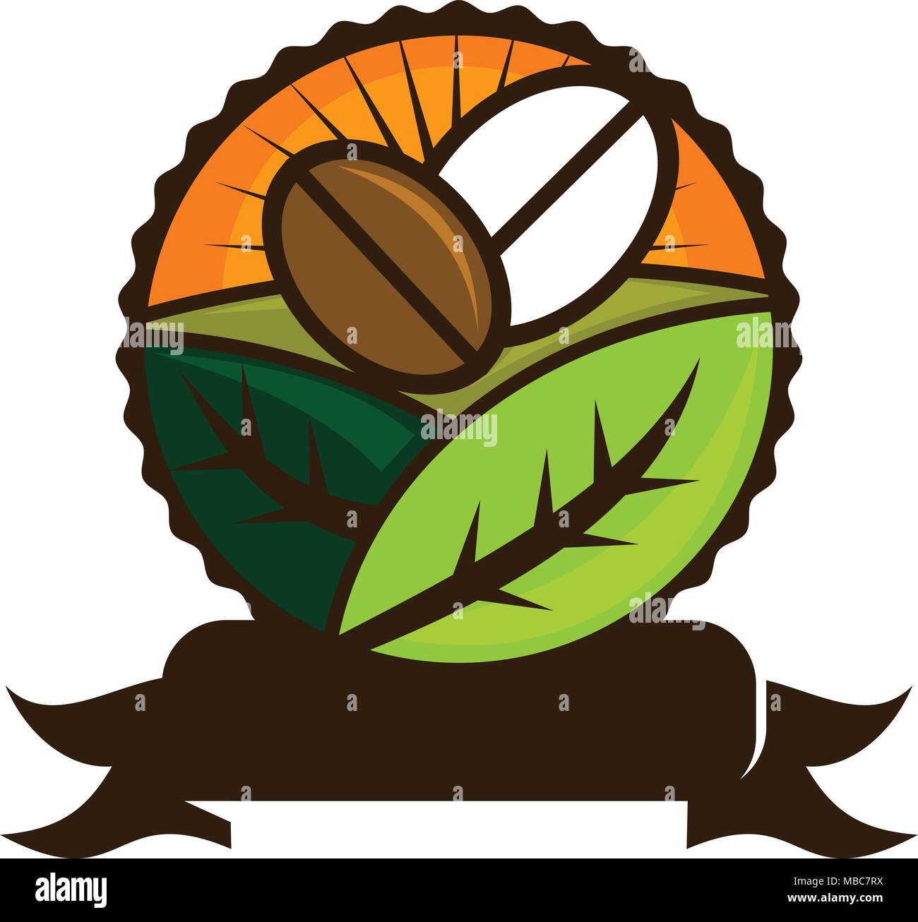Coffee Seed Garden Stock Vector Image & Art - Alamy