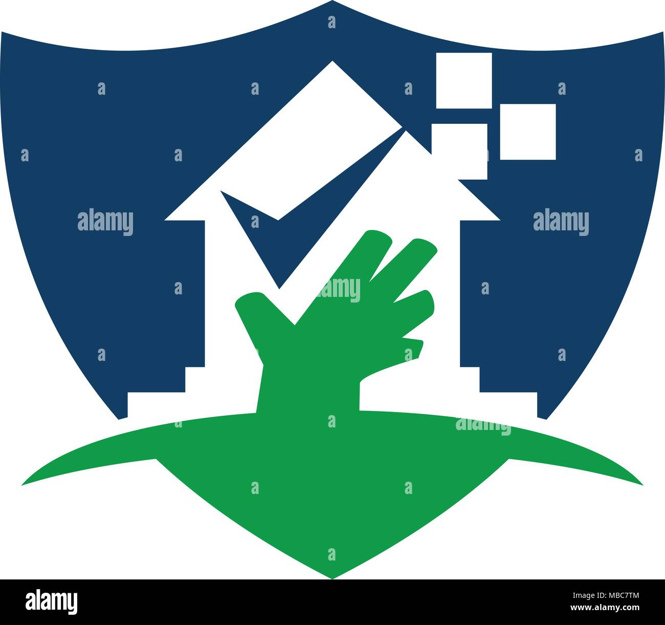 Home Shield Logo Design Template Vector Stock Vector Image & Art - Alamy