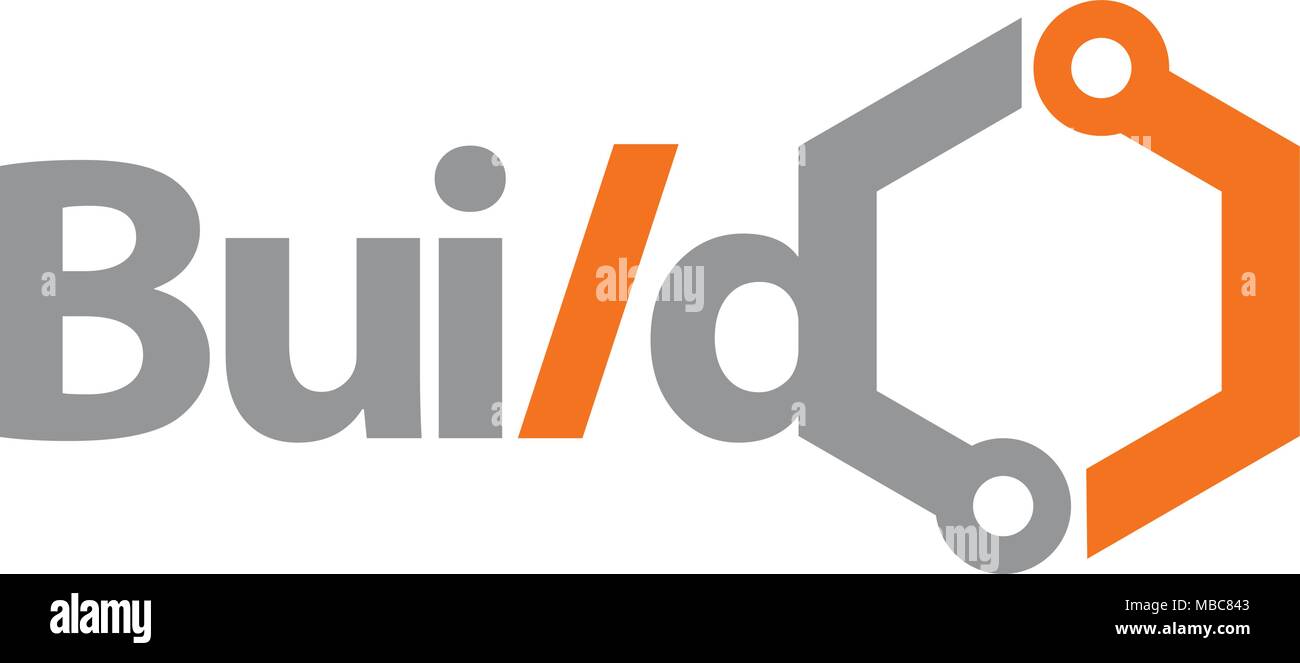 Build Technology Logo Design Template Vector Stock Vector Image & Art ...