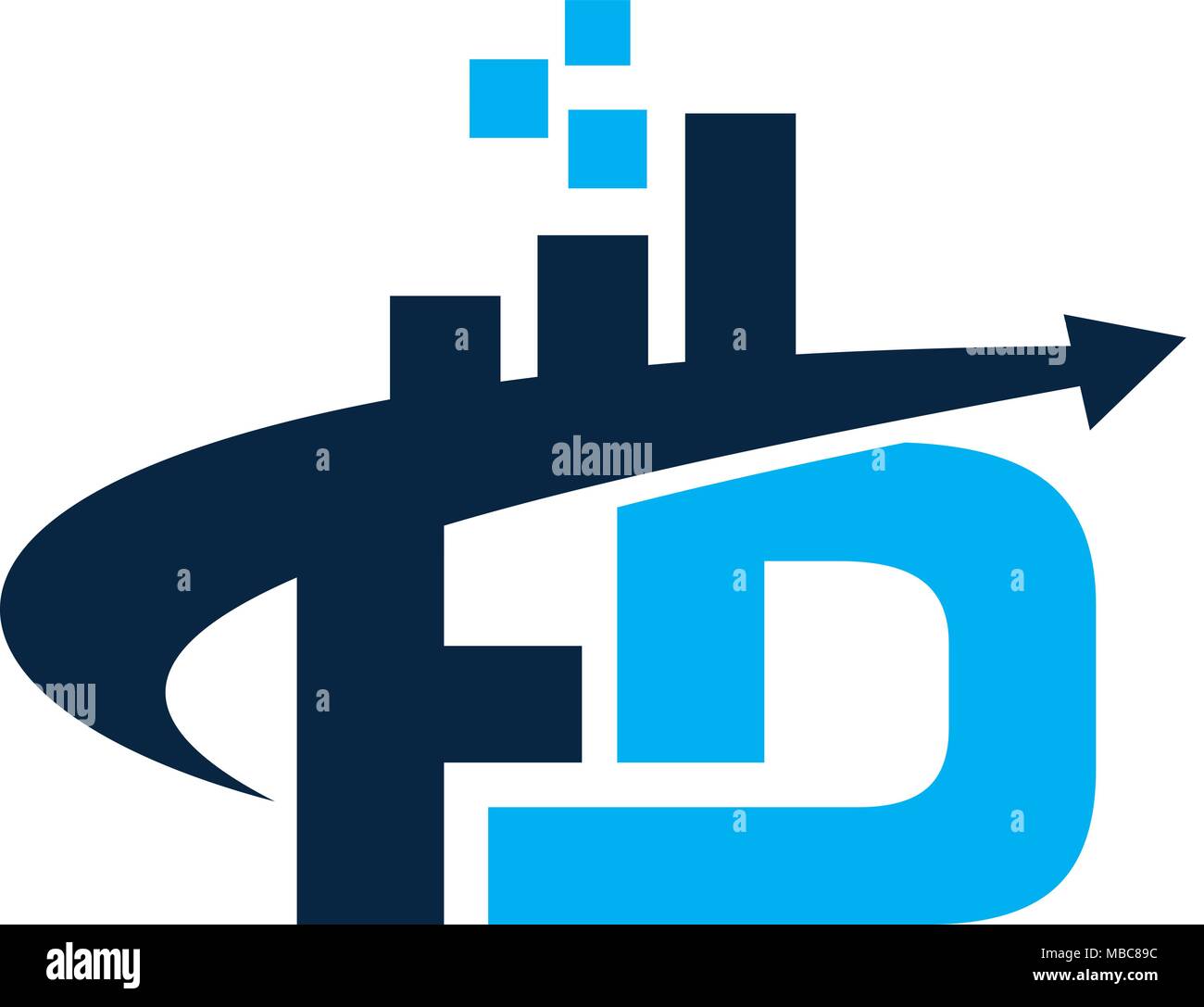 Letter FD Business Stock Vector Image & Art - Alamy