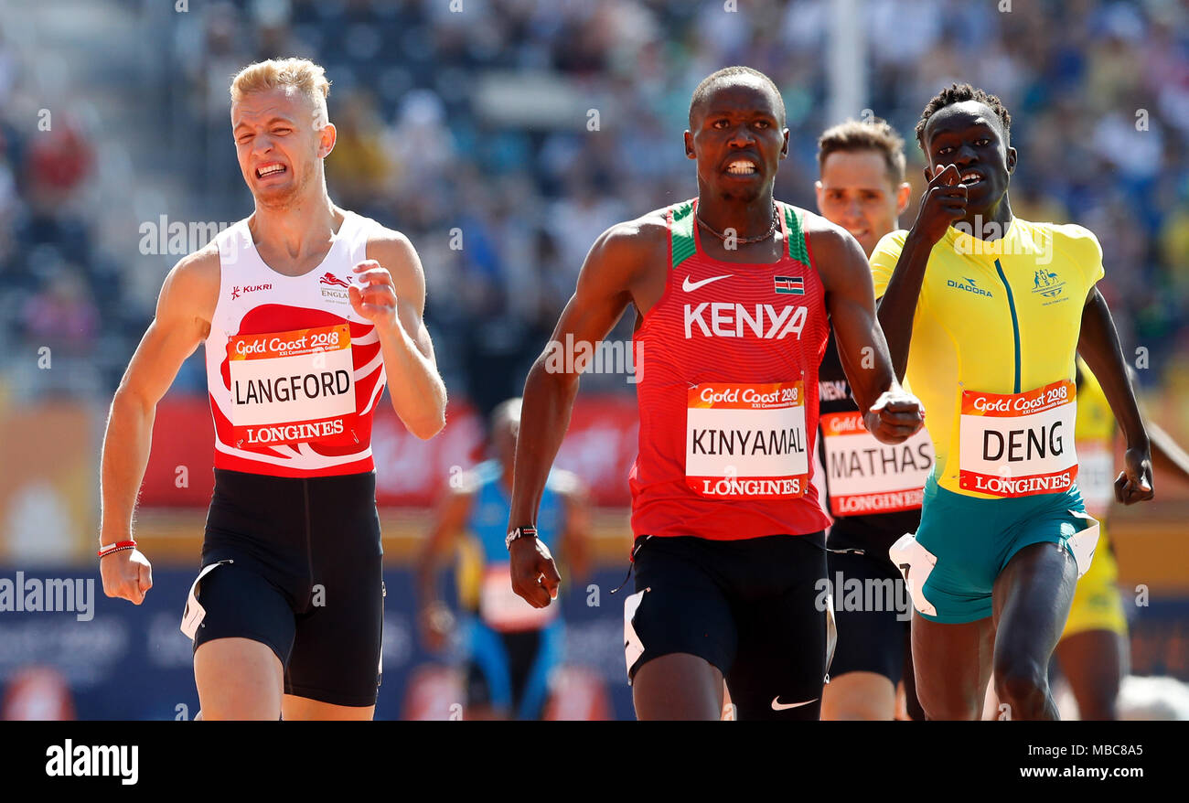 England's Kyle Langford finishes in second place during his Men's 800m ...