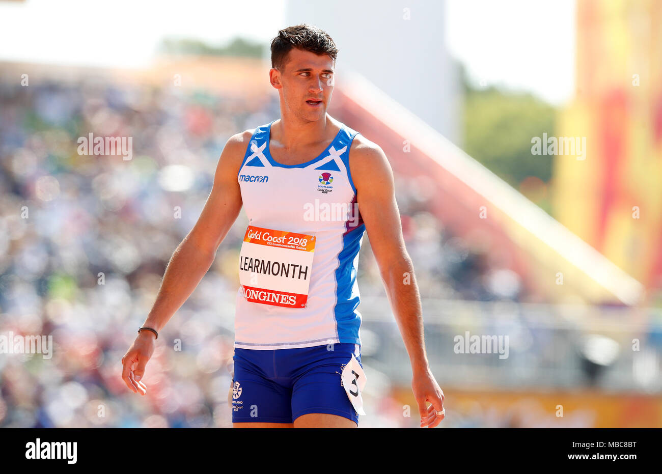 Scotland's Greg Learmonth after finishing sixth in his Men's 800m Round ...