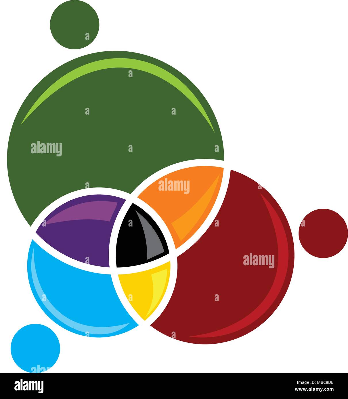 Business Teamwork Logo Design Template Vector Stock Vector Image & Art ...