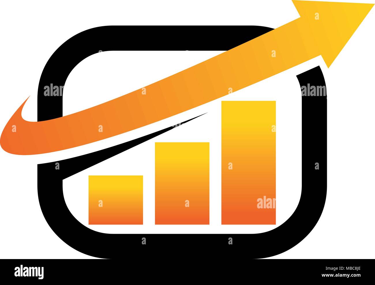 Business Growth Logo Design Template Vector Stock Vector Image & Art ...