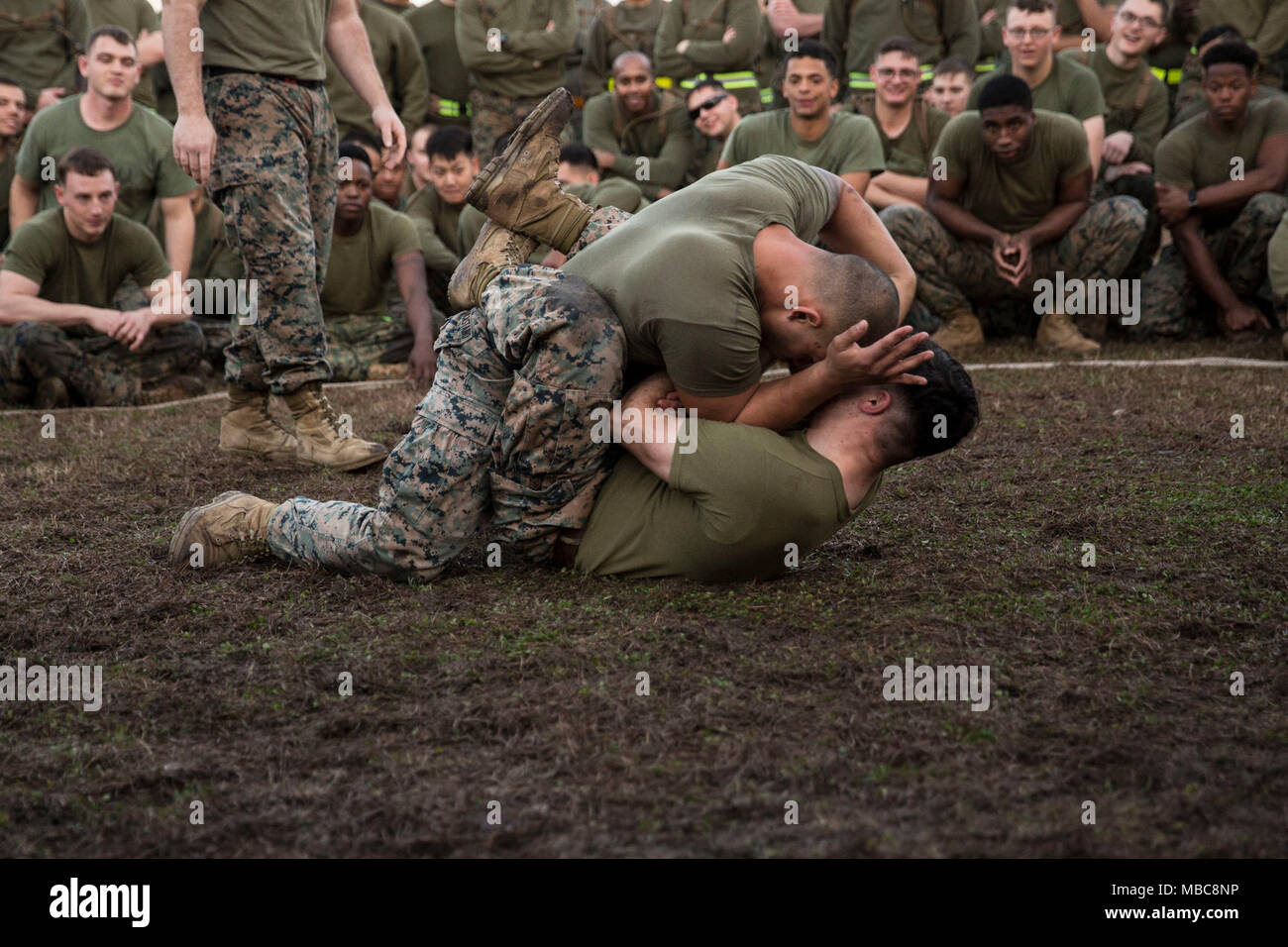 U.S. Marines with Headquarters Battalion (HQBN), 2nd Marine Division ...