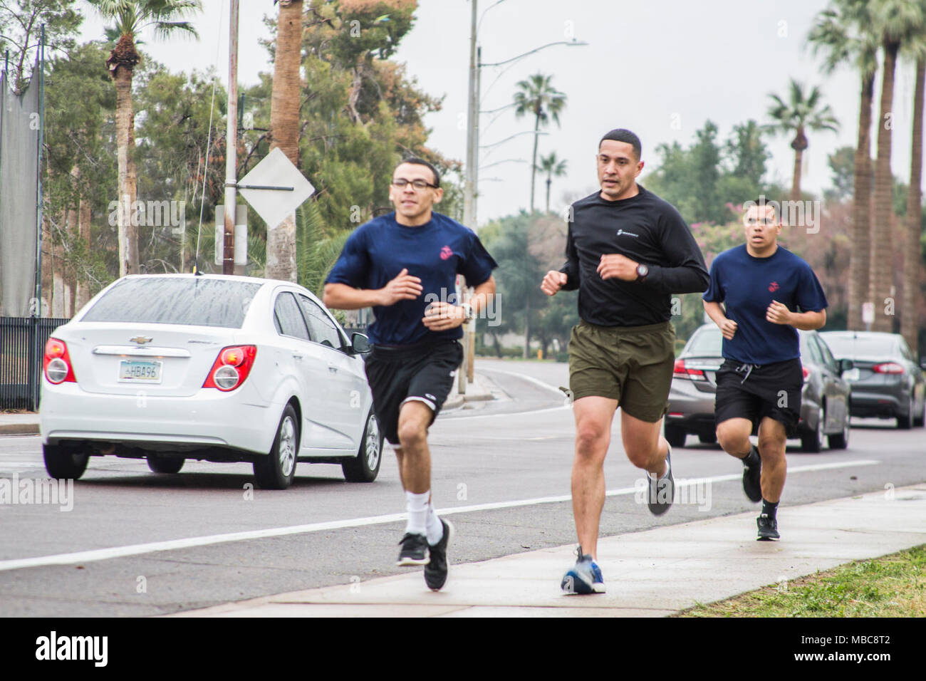 U.S. Maines with Recruiting Station Phoenix conduct an Initial Strength ...