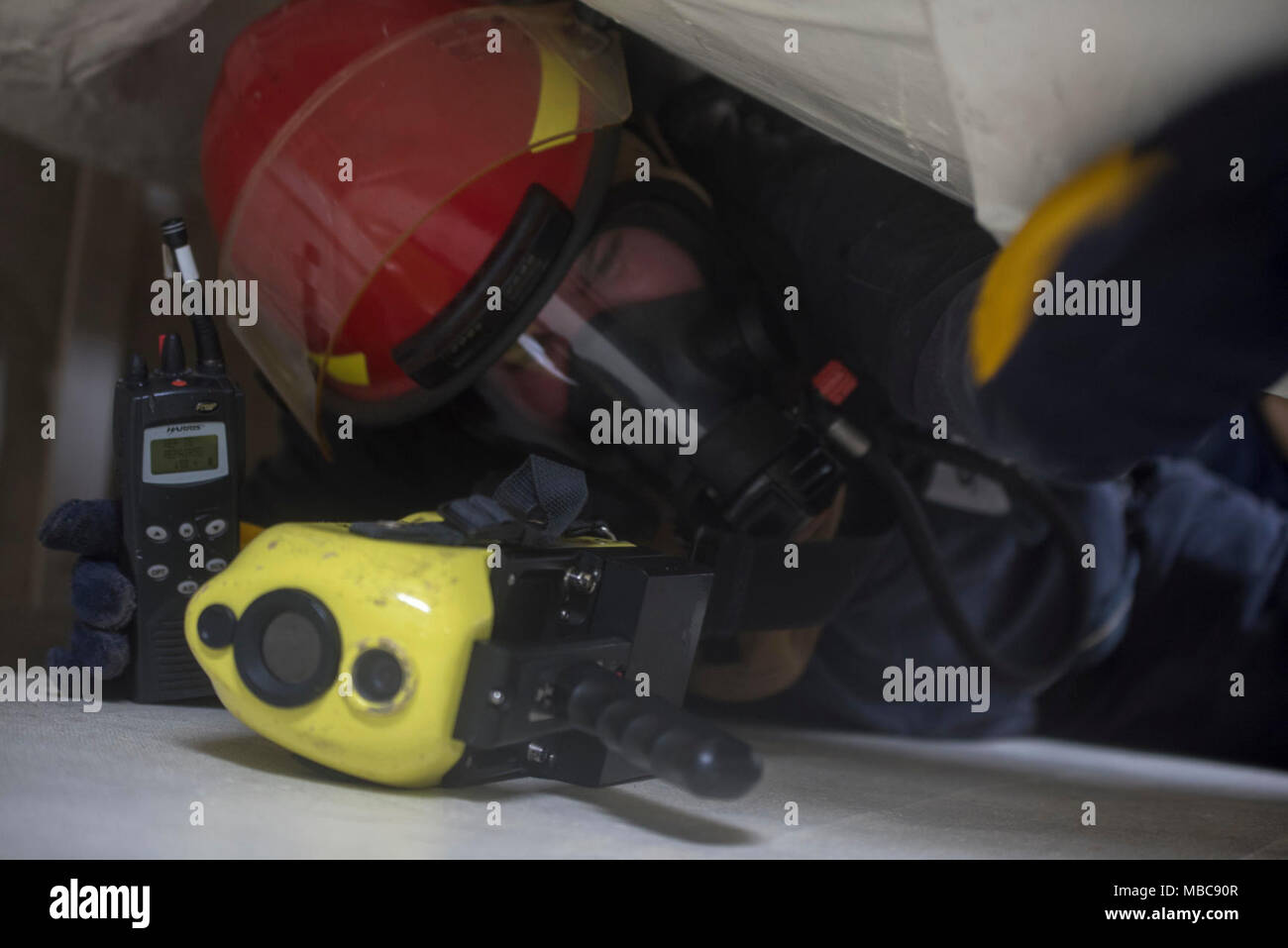 OCEAN (Feb. 15, 2018) Hull Technician 2nd Class Anthony Todisco, from ...