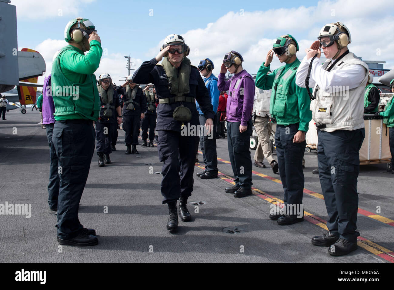 ATLANTIC OCEAN (Feb. 15, 2018) Chief of the Royal Norwegian Navy, Rear ...