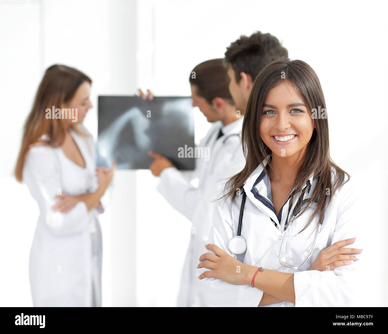 closeup.successful woman doctor Stock Photo - Alamy
