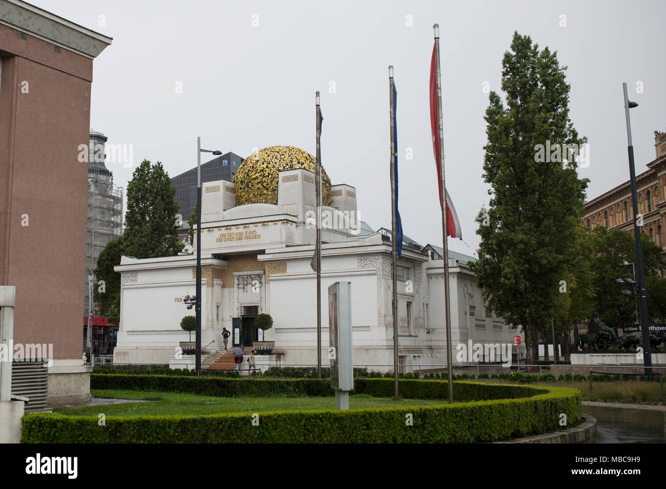 The Secession building in Vienna, Austria, home of modern art since the ...