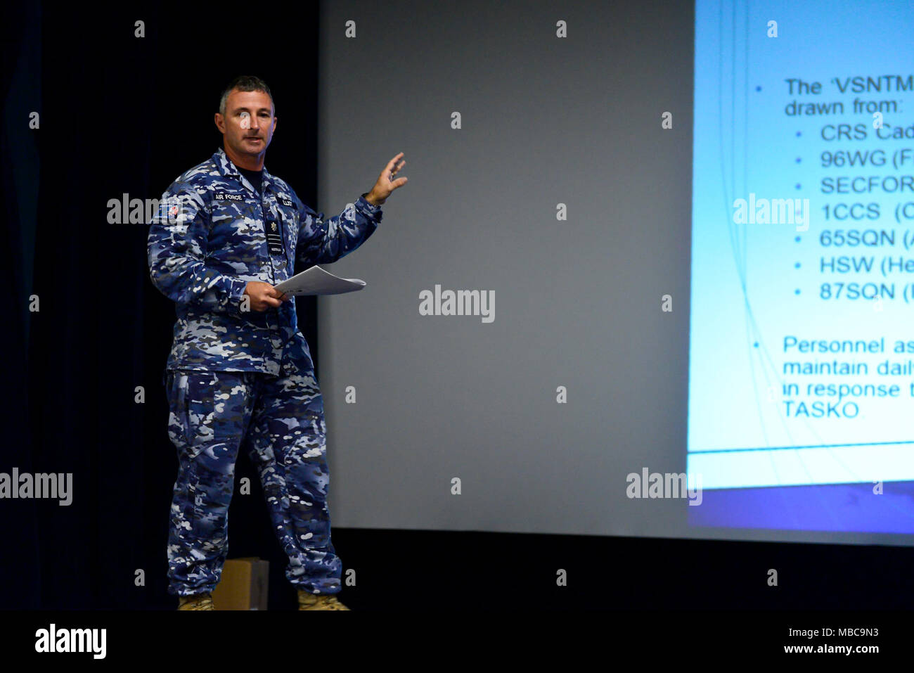 Royal Australian Air Force (RAAF) Wing Commander Gregory Elliot, 382nd ...