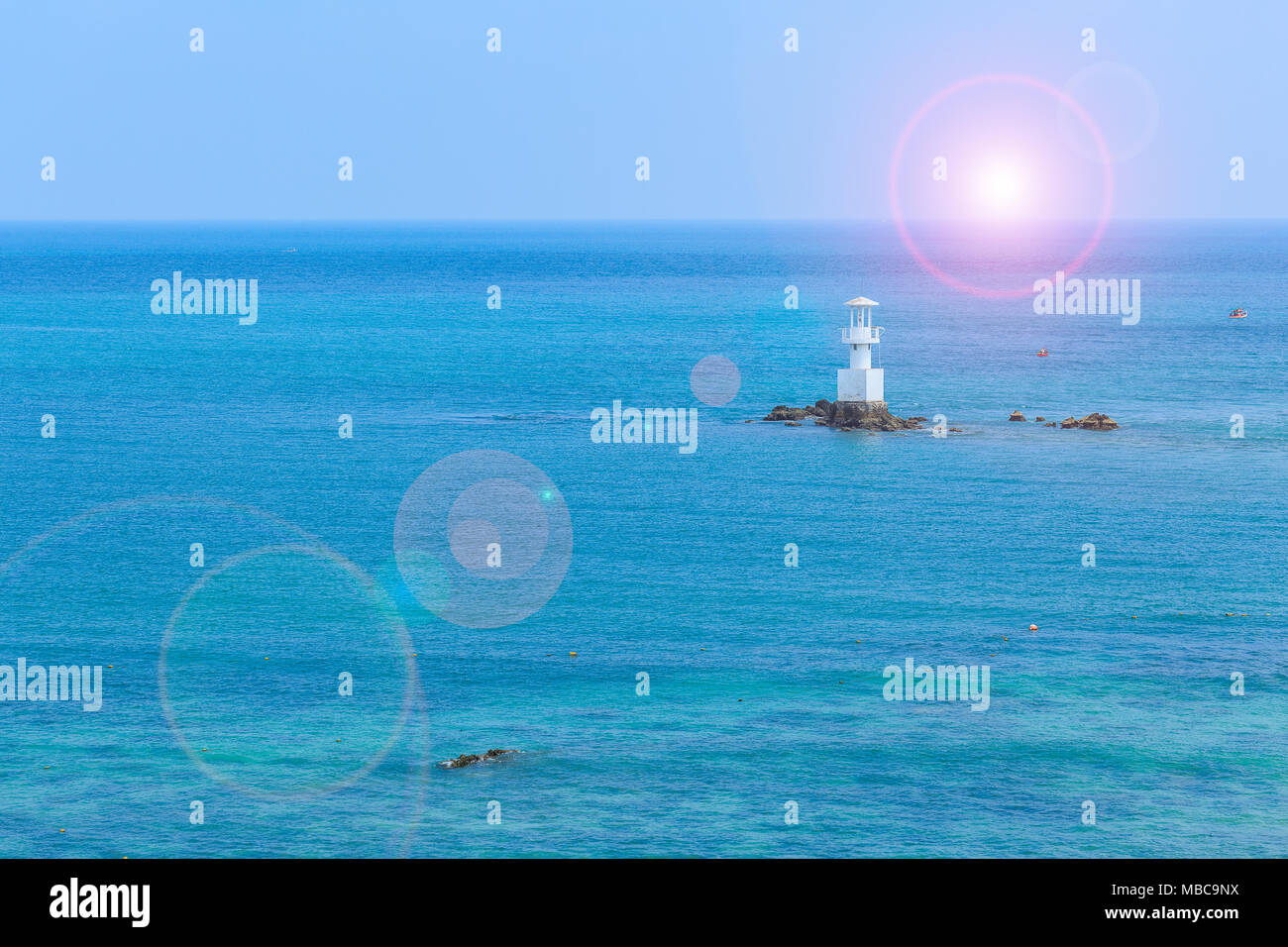 Lighthouse lens flare hi-res stock photography and images - Alamy