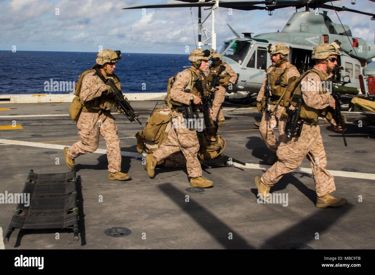 U.S. Marines and Sailors with Battalion Landing Team (BLT) 2nd ...