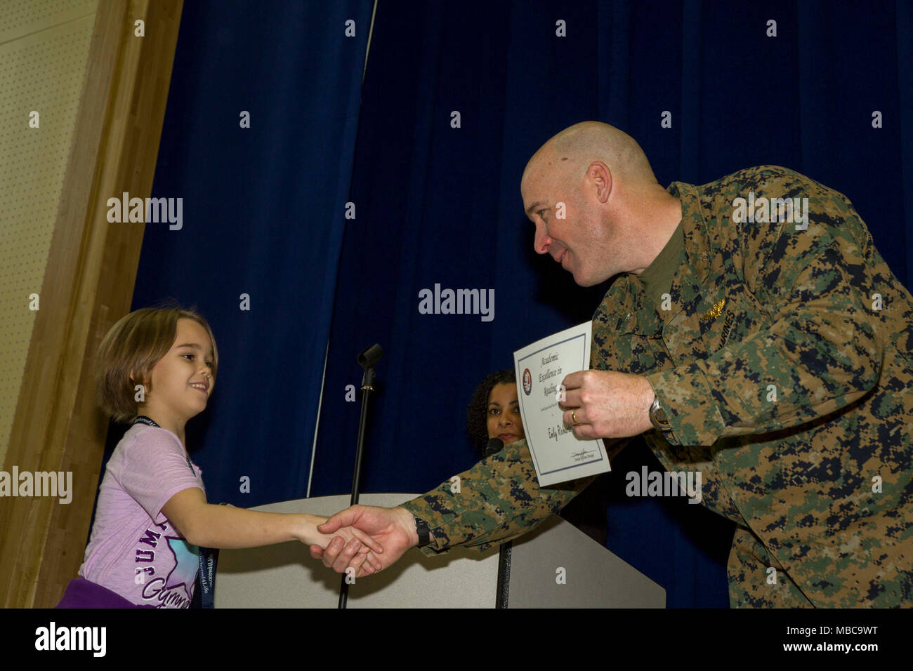 U.S. Marine Corps Lt. Col. John Harris, executive officer for Marine ...