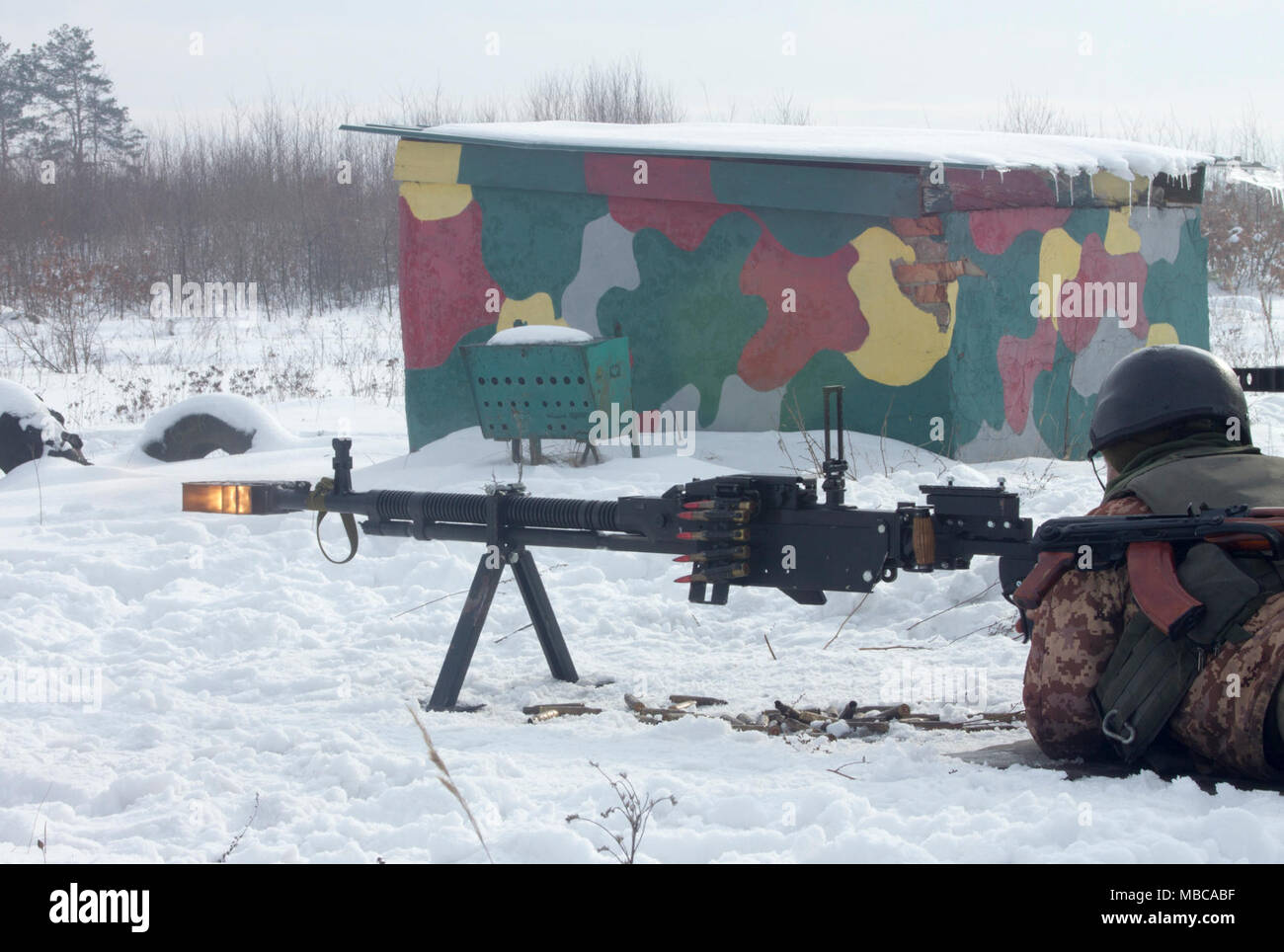 Dshk machine gun hi-res stock photography and images - Alamy