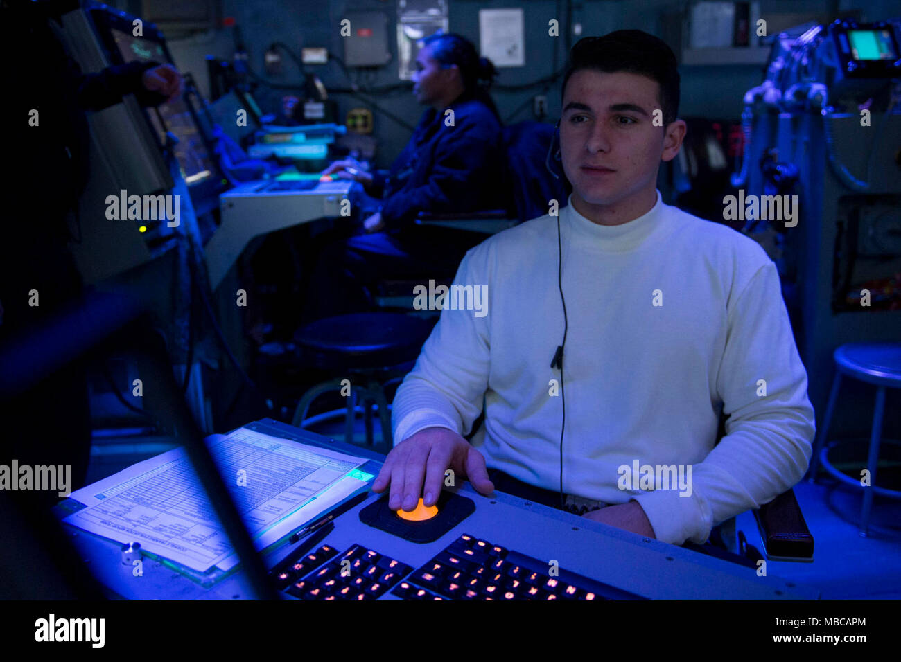 ARABIAN GULF (Feb. 17, 2018) Air Traffic Controller 3rd Class ...