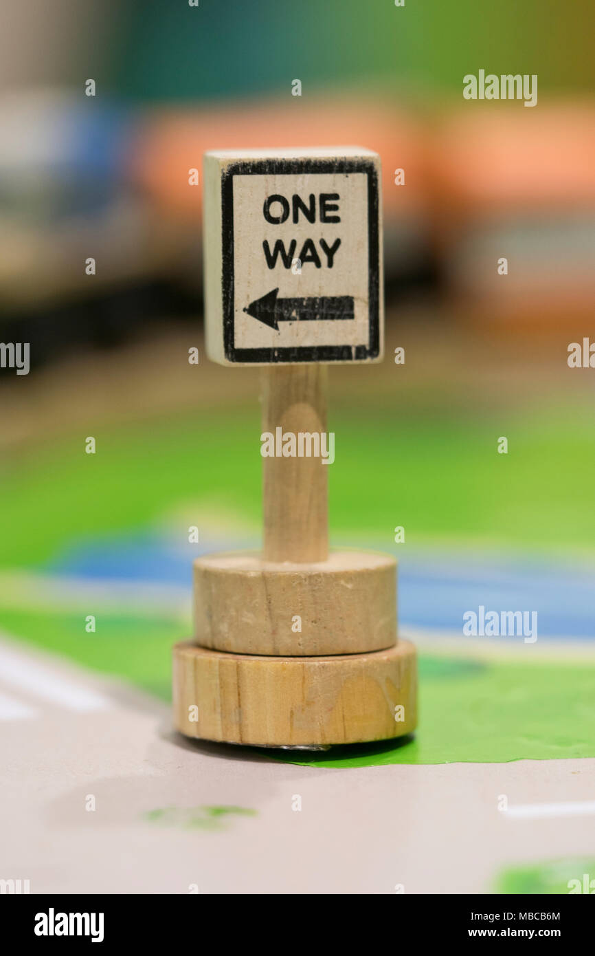 one way sigh - Toy Set Street Signs - Play set Educational toys for ...
