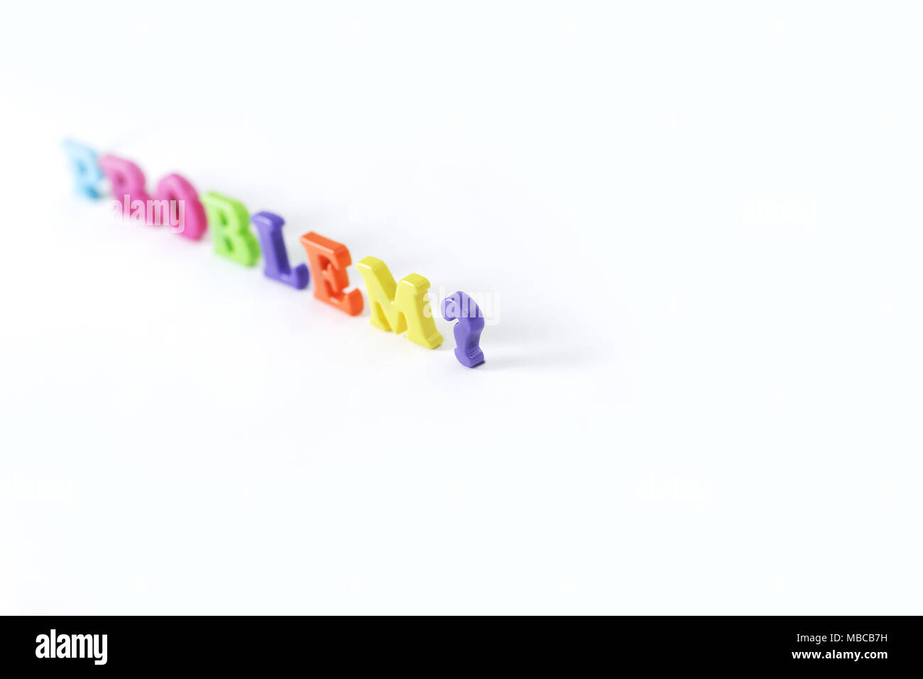 words problem on white background .photo with copy space Stock Photo ...