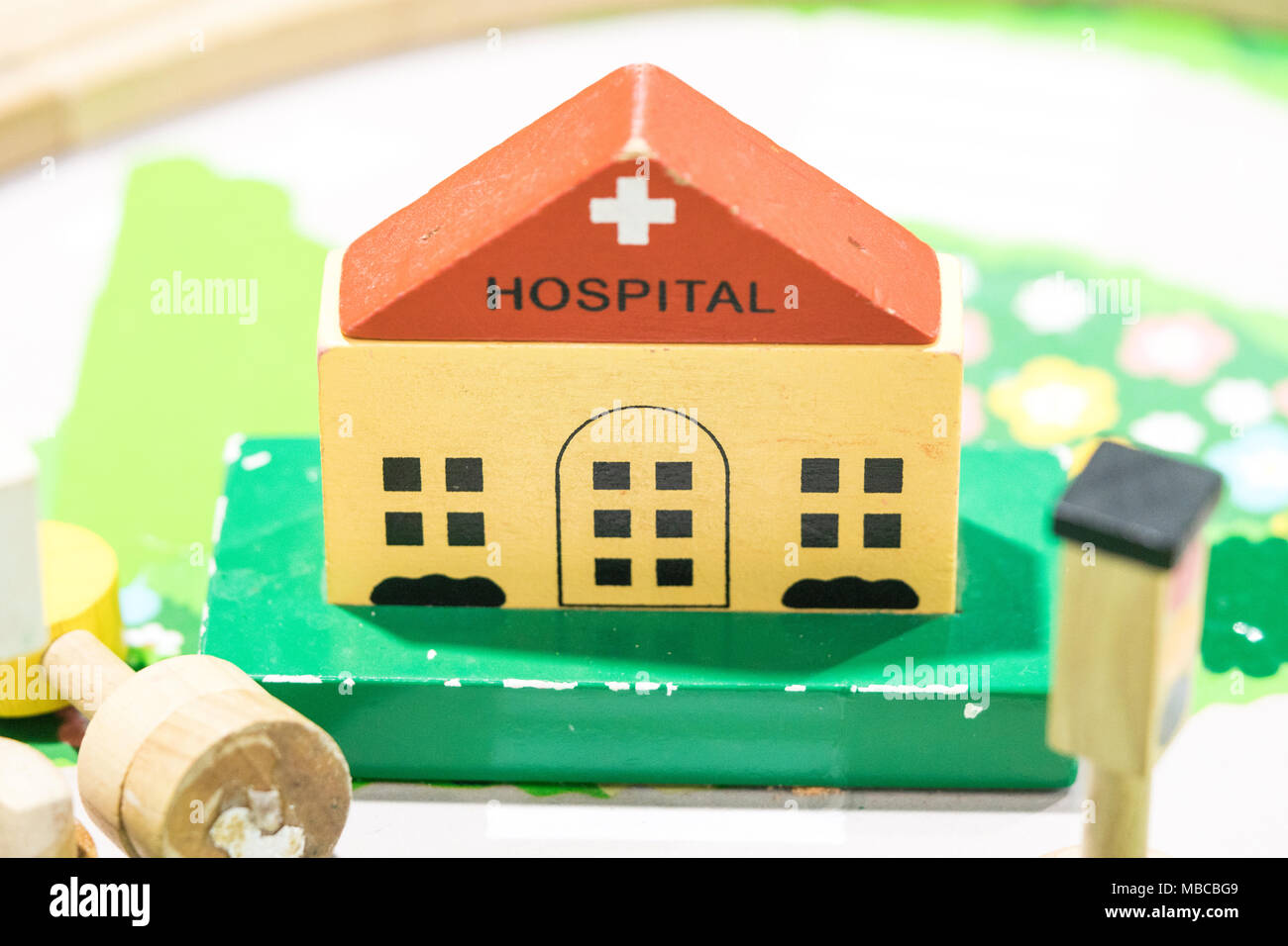 Hospital Wooden Toy Set Play set Educational toys for preschool indoor ...