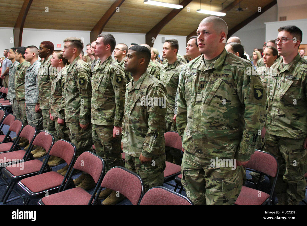 Soldiers with the 101st Main Command Post-Operational Detachment are ...