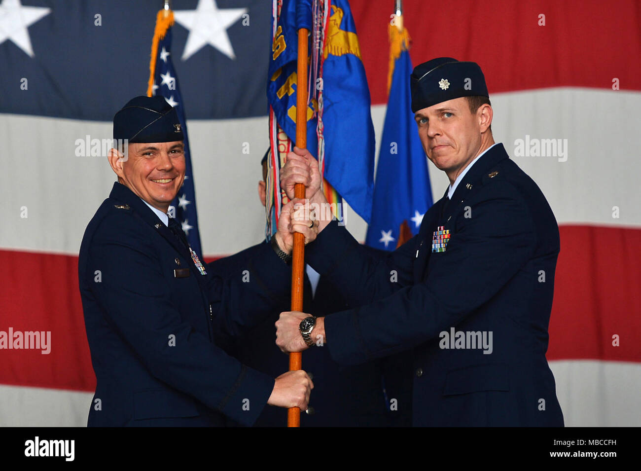 U.S. Air Force Lt. Col. Charles Fallon, 55th Fighter Squadron (FS ...