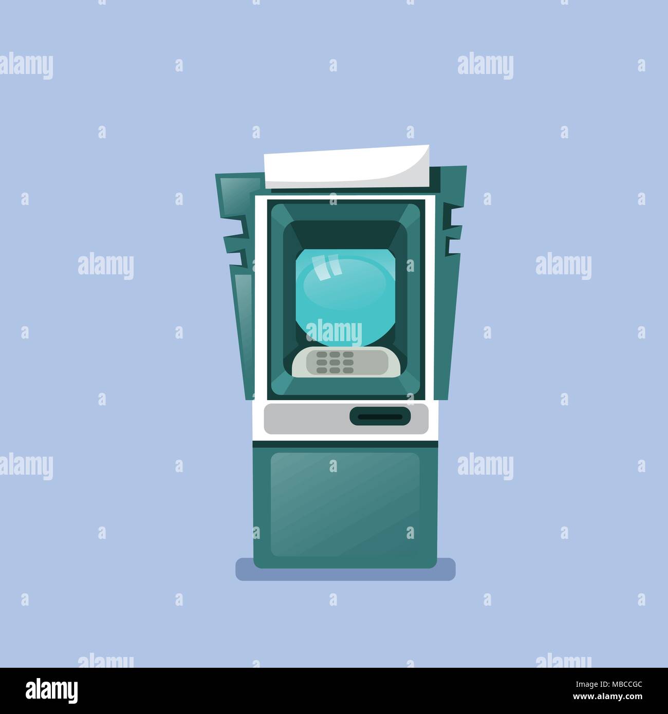 Atm screen Stock Vector Images - Alamy