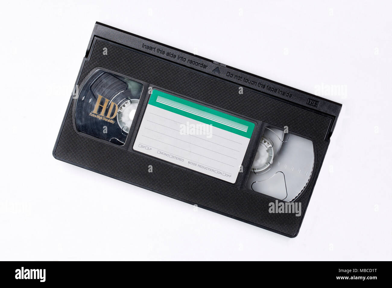 Vhs video cassette on a white background Stock Photo - Alamy