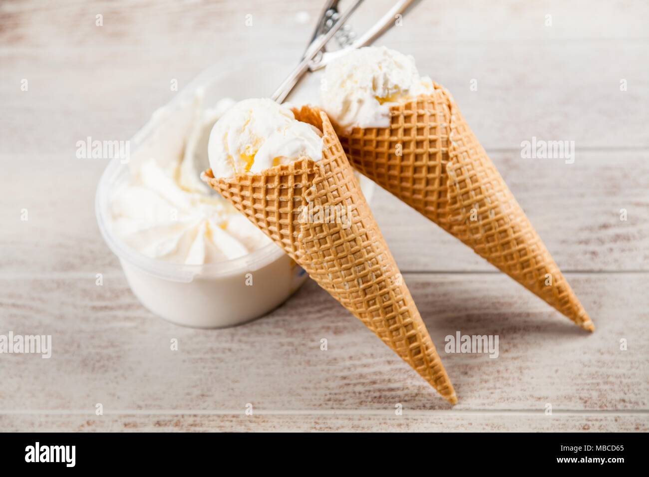 Ice cream cone Stock Photo - Alamy