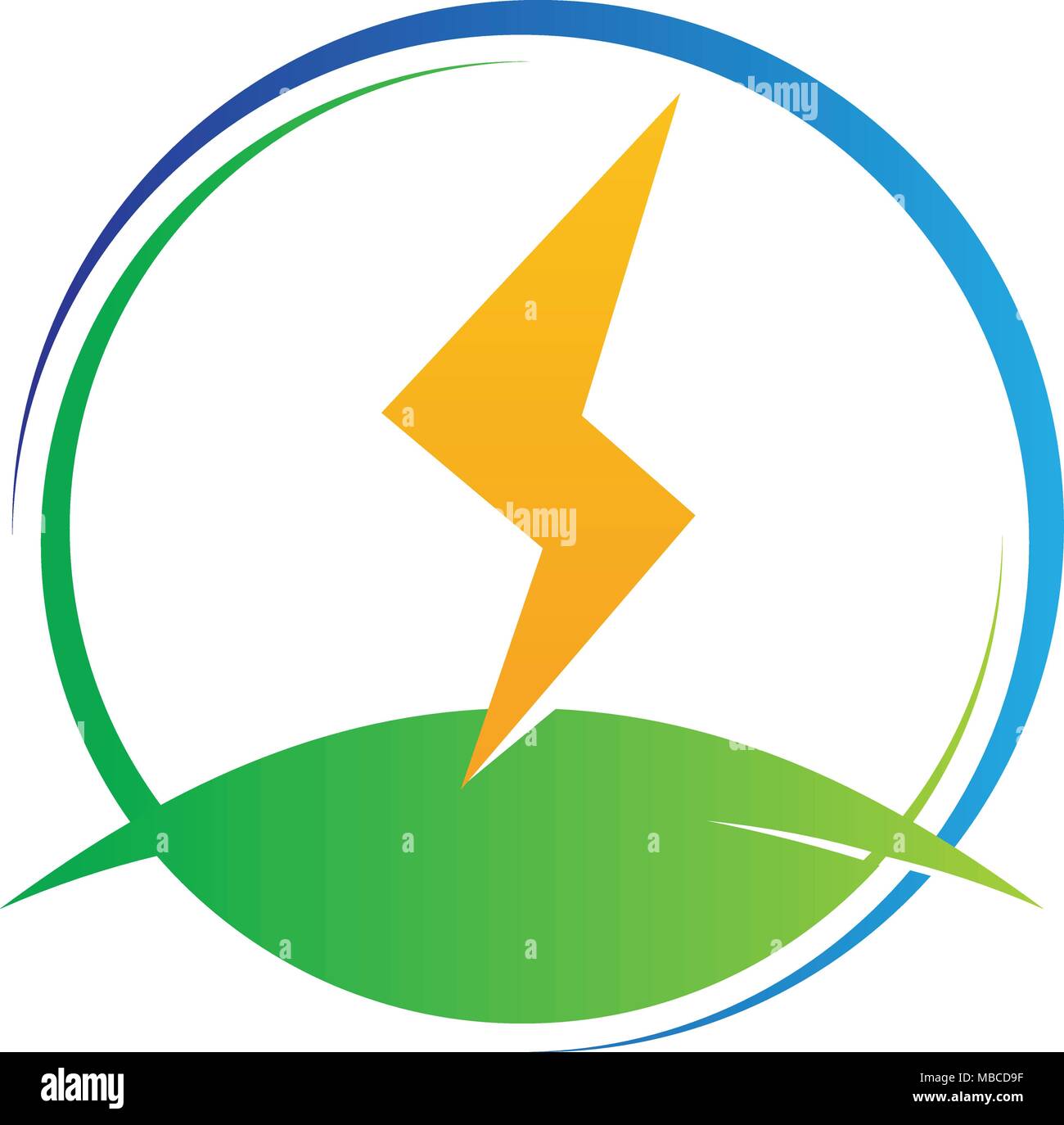 Bolt Electricity Center Stock Vector Image & Art - Alamy