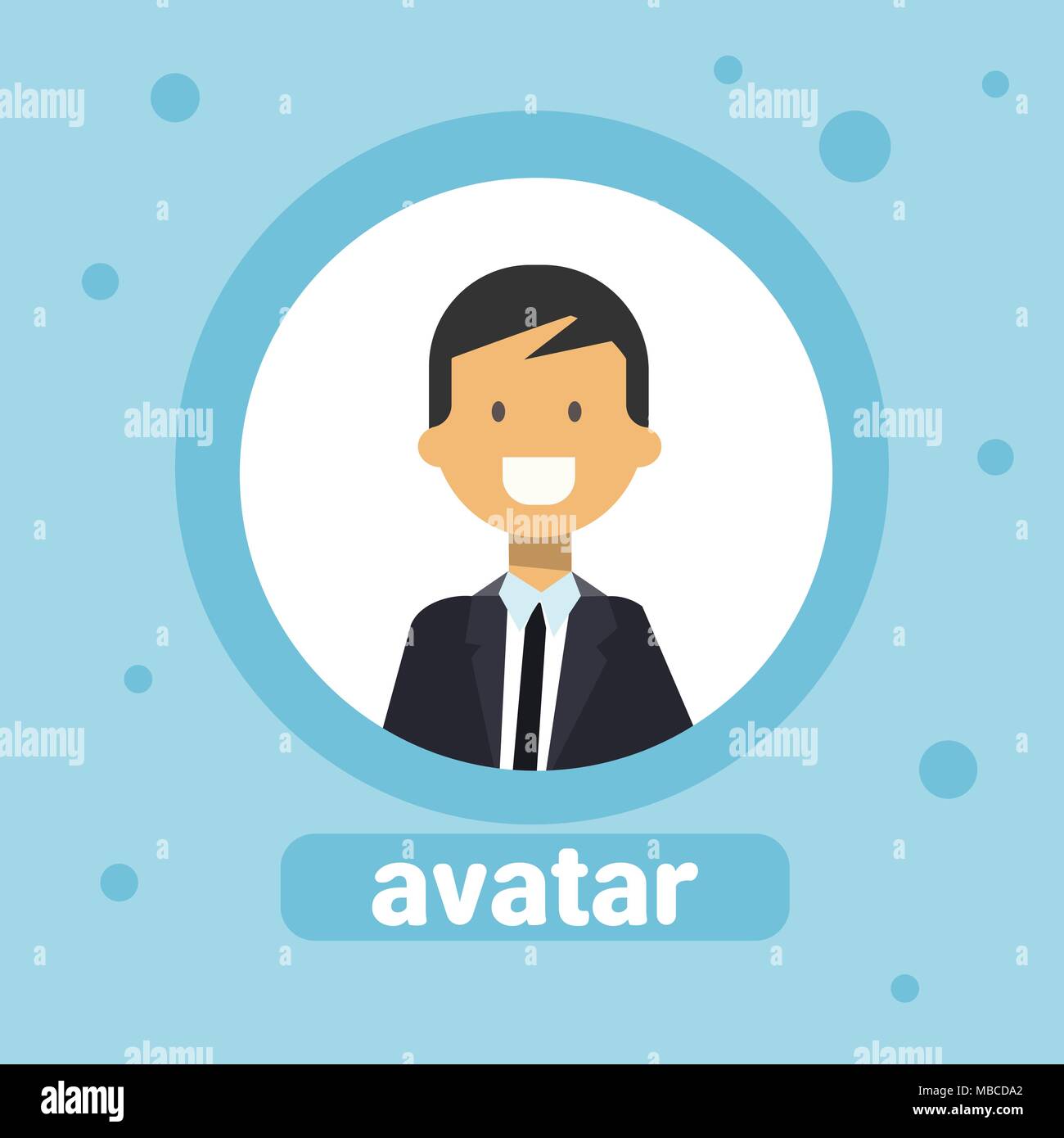 Young man male avatar user hi-res stock photography and images - Alamy